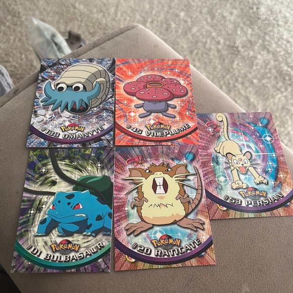 Pokemon | Toys | Topps Special Edition Tv Animation Pokemon Cards 5 ...